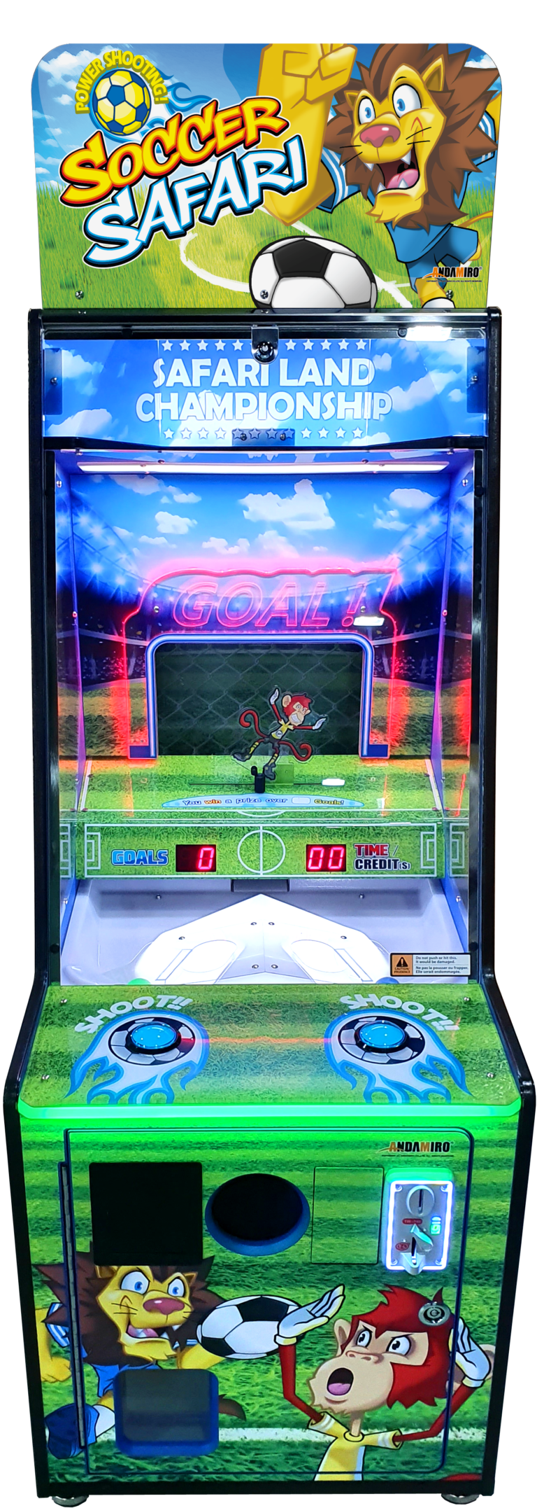 Soccer Safari SpongeBob (vending & redemption) Arcade Game - Andamiro USA