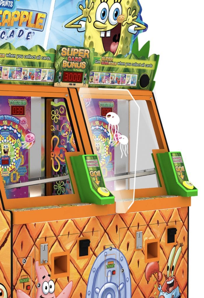 SpongeBob Pineapple player shield Arcade Game - Andamiro USA