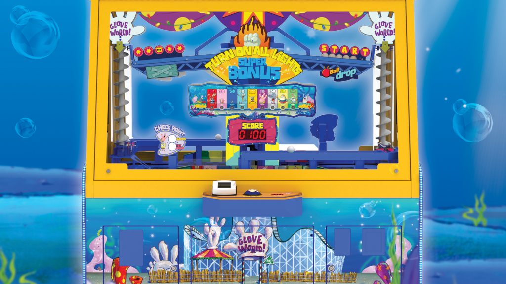 SpongeBob Ticket Coaster Arcade Game - Andamiro USA