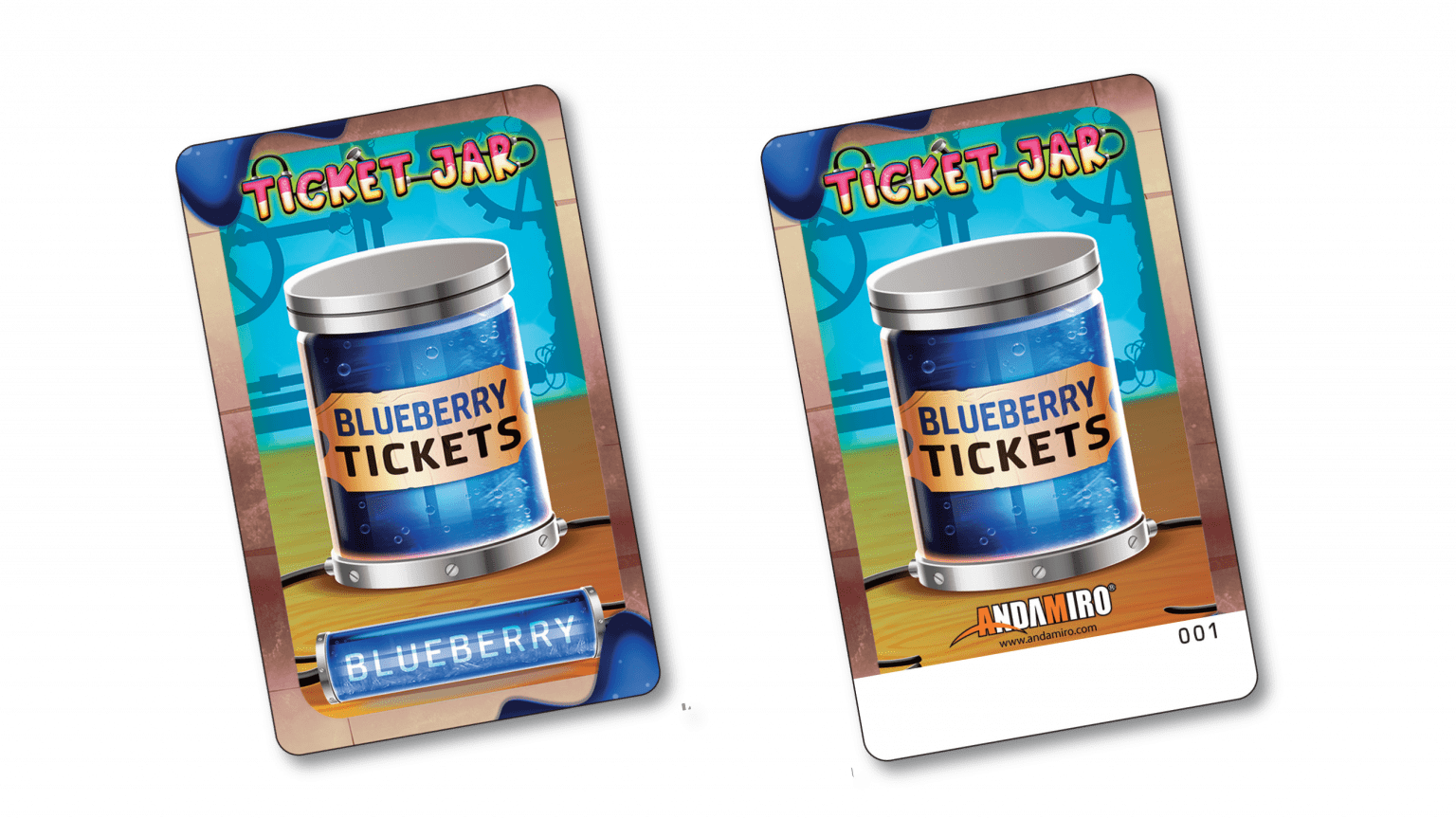 Ticket Jar cards for Jelly Lab Arcade Game - Andamiro USA
