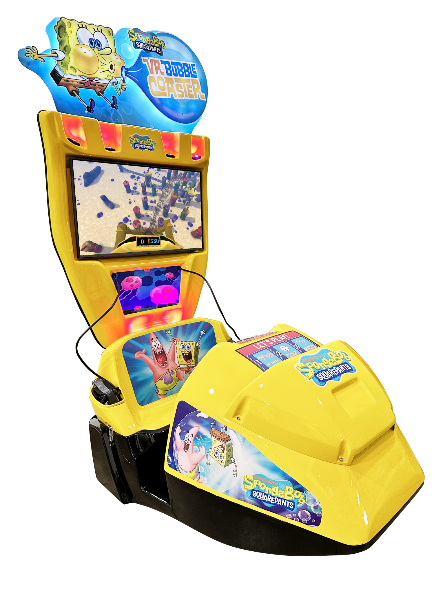 SpongeBob VR Bubble Coaster Arcade Game - Andamiro USA