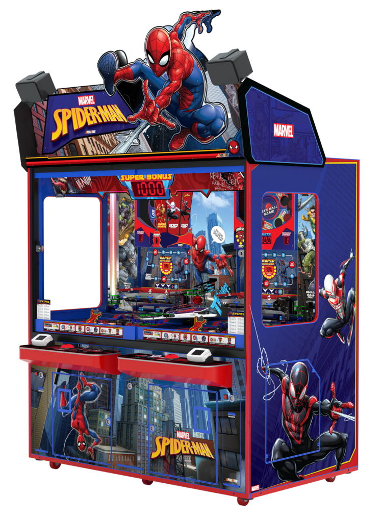 Spider-Man Coin Pusher Arcade Game - Andamiro USA