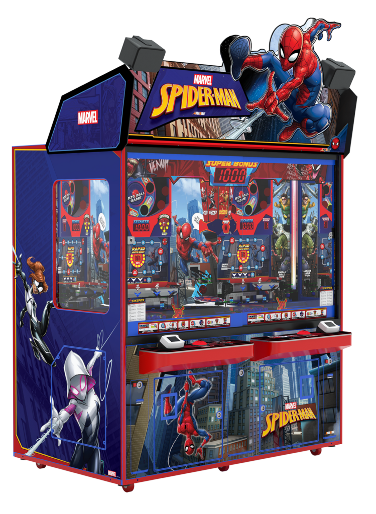 Spider-Man Coin Pusher Arcade Game - Andamiro USA