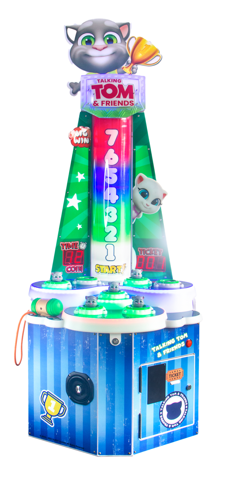 Talking Tom & Friends whacker Arcade Game - Andamiro USA