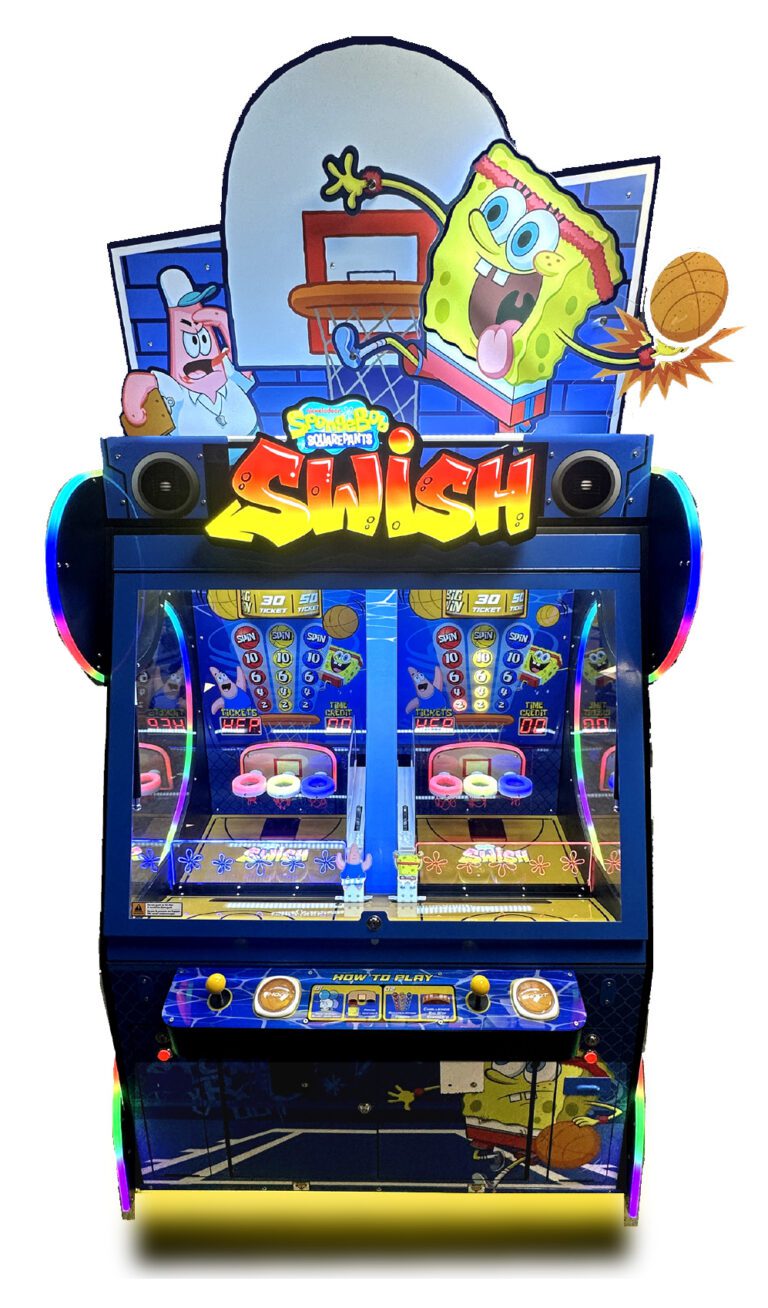 Andamiro Introduces SpongeBob-Themed ‘Swish’ Game with Mechanical Hoops ...